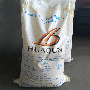 Yolu işaretleme 25 kg yansıtıcı cam boncukları olan termoplastik boya